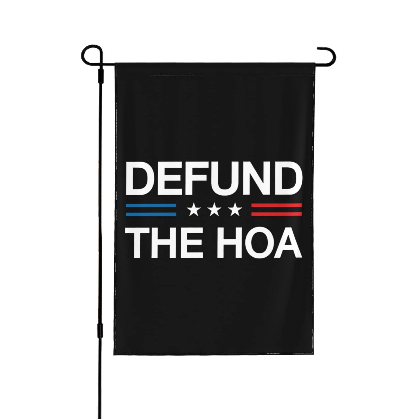 Amazon.com : 12x18 In Defund The Hoa Flag Double Sided Garden Defund ...