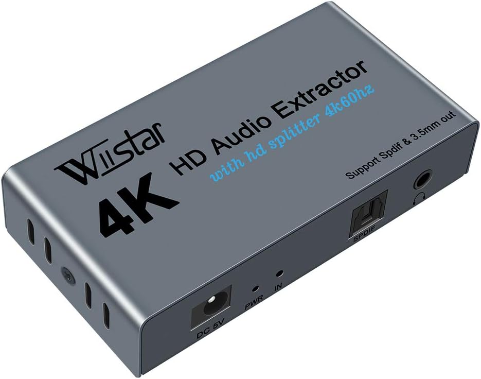 Amazon.com: HDMI Audio Extractor 4K 120Hz 8K 7.1/5.1/2.1ch EDID Switch ...