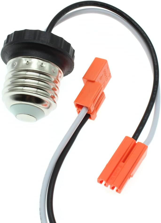 HAJXZH E26 Socket Adapter Medium Base Male Screw In Light Bulb Socket ...