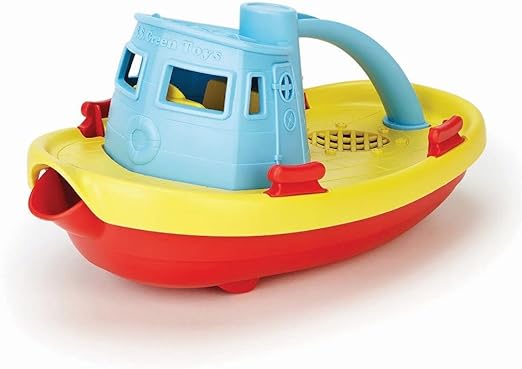 Amazon.com: Green Toys, Tugboat , Blue : GreenToys: Toys & Games