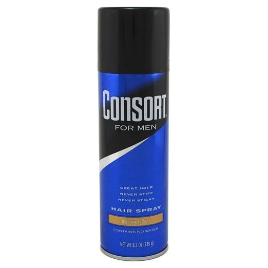 Amazon.com : Consort For Men Hair Spray Aerosol, Extra Hold, 8.30 oz, 3 ...