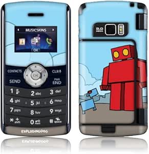 Amazon.com: MusicSkins, MS-EXDG40034, EXPLODINGDOG - Red Robot, LG enV3 ...