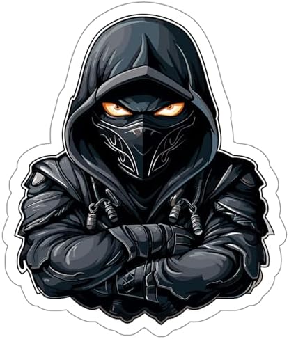 Amazon.com - Japanese Kanji Ninja Vinyl Window Sticker Black Decal ...
