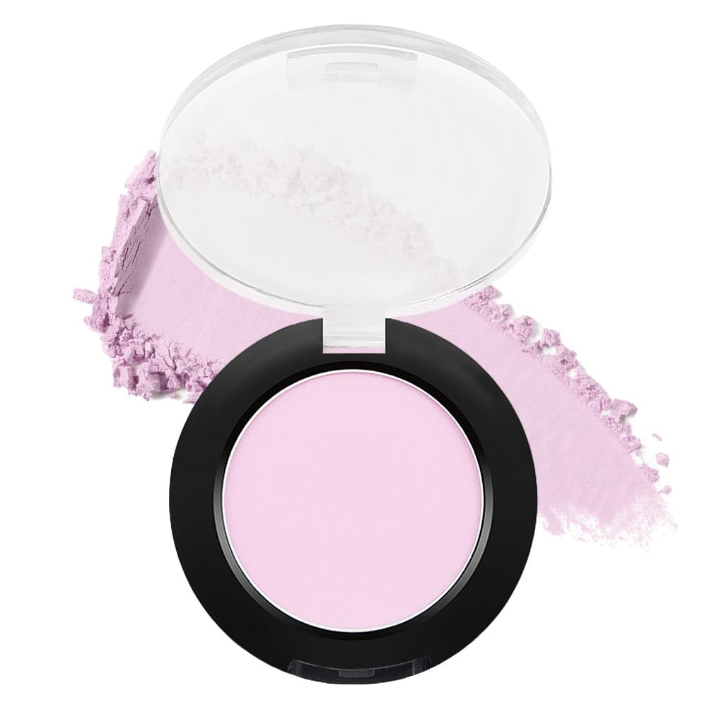 Amazon.com : Single Nude Pink White Matte Eyeshadow,Bright High Pigment ...