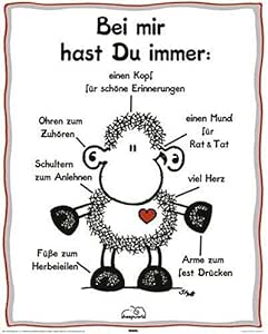 Sheepworld Póster - Conmigo lo Que Siempre : Amazon.es: Hogar y cocina