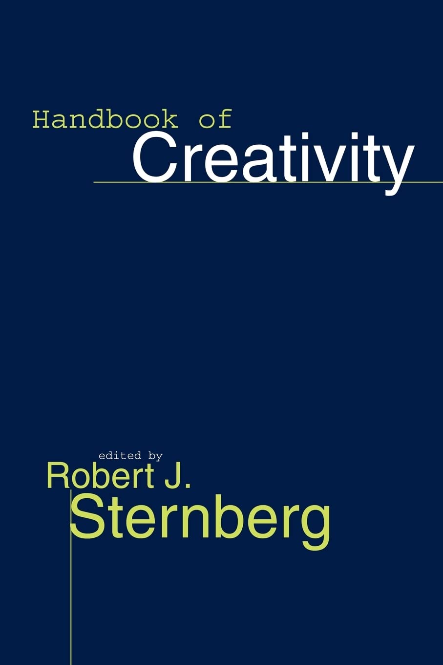 Amazon | Handbook of Creativity | Sternberg, Robert J. | Behavioral ...