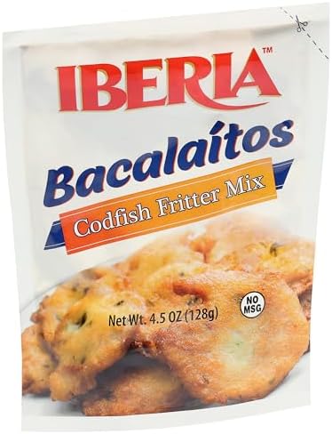 Amazon.com : Iberia Bacalaitos Codfish Fritter Mix, 4.5 oz : Grocery ...