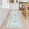 Amazon.com: Lahome Oriental Washable Runner Rugs,2.5x8 Long Blue ...