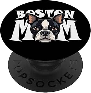 Amazon.com: Boston Mom Cute Boston Terrier Puppy Dog Momma Women’s ...