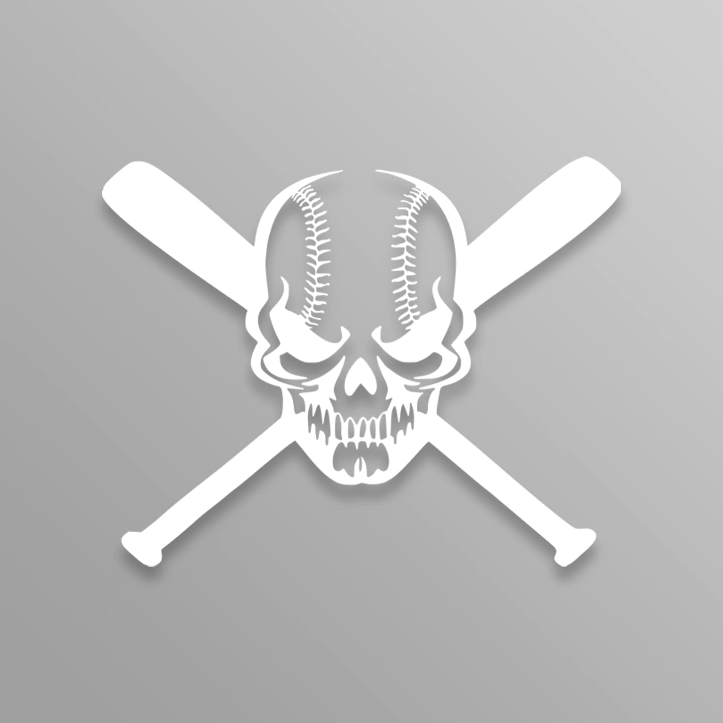 Baseball Bats Crossed Skull
