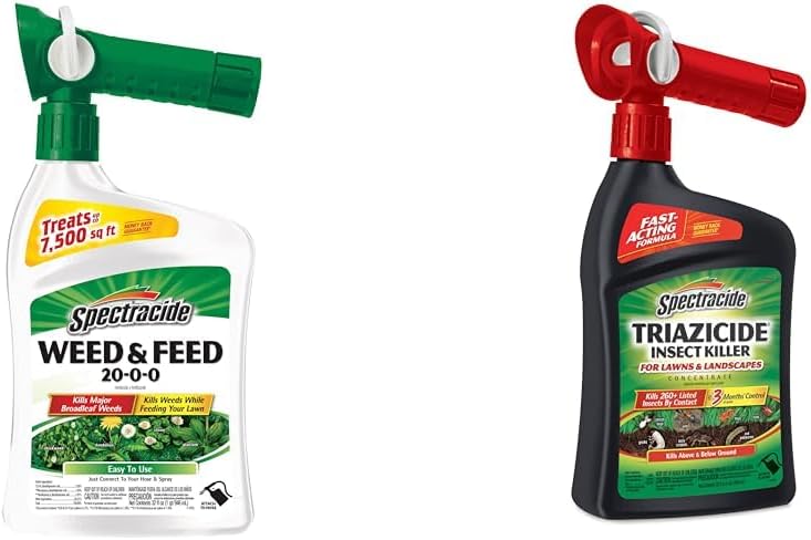 Amazon.com : Spectracide Weed and Feed 20-0-0 32 Ounces, with QuickFlip ...