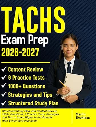 TACHS Exam Prep 2026–2027: Structured Study Plan with Content Review ...