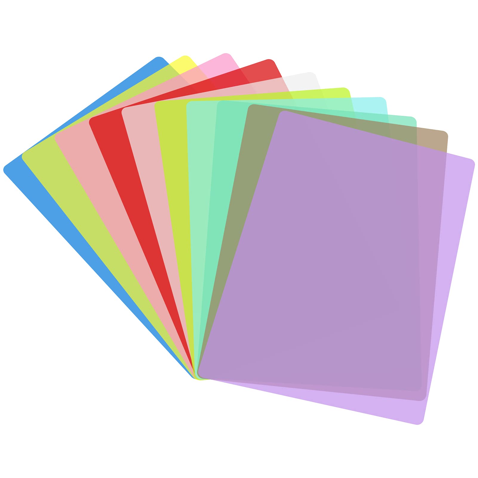 Buy AUXSOUL 10 Coloured A4 Dyslexia Overlays for Children & Adlult ...