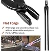 Amazon.com: PIILOO Blacksmith Bladesmith Tongs - 5PCS Set: V-Bit Bolt ...