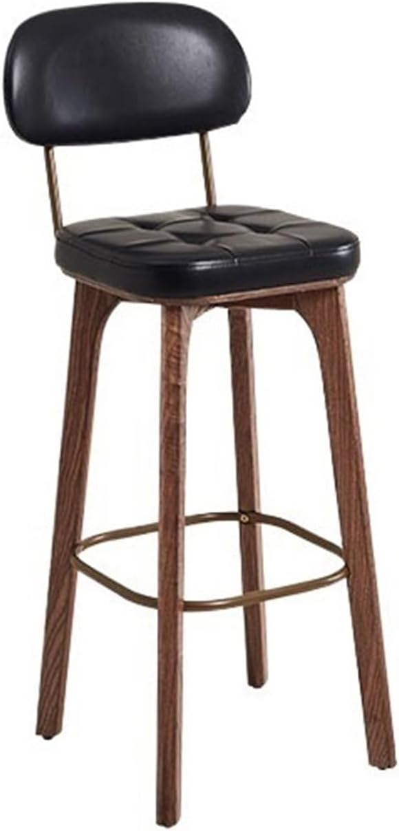 Tabouret De Bar Chaise de Bar de Luxe rétro légère avec Dossier en Bois ...
