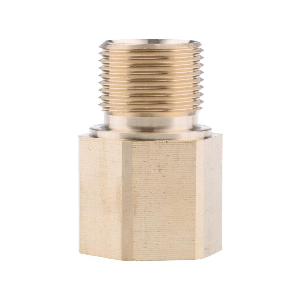 ATORSE® Pressure Washer Screw Hose Connector Fitting Adapter 22Mm Male ...