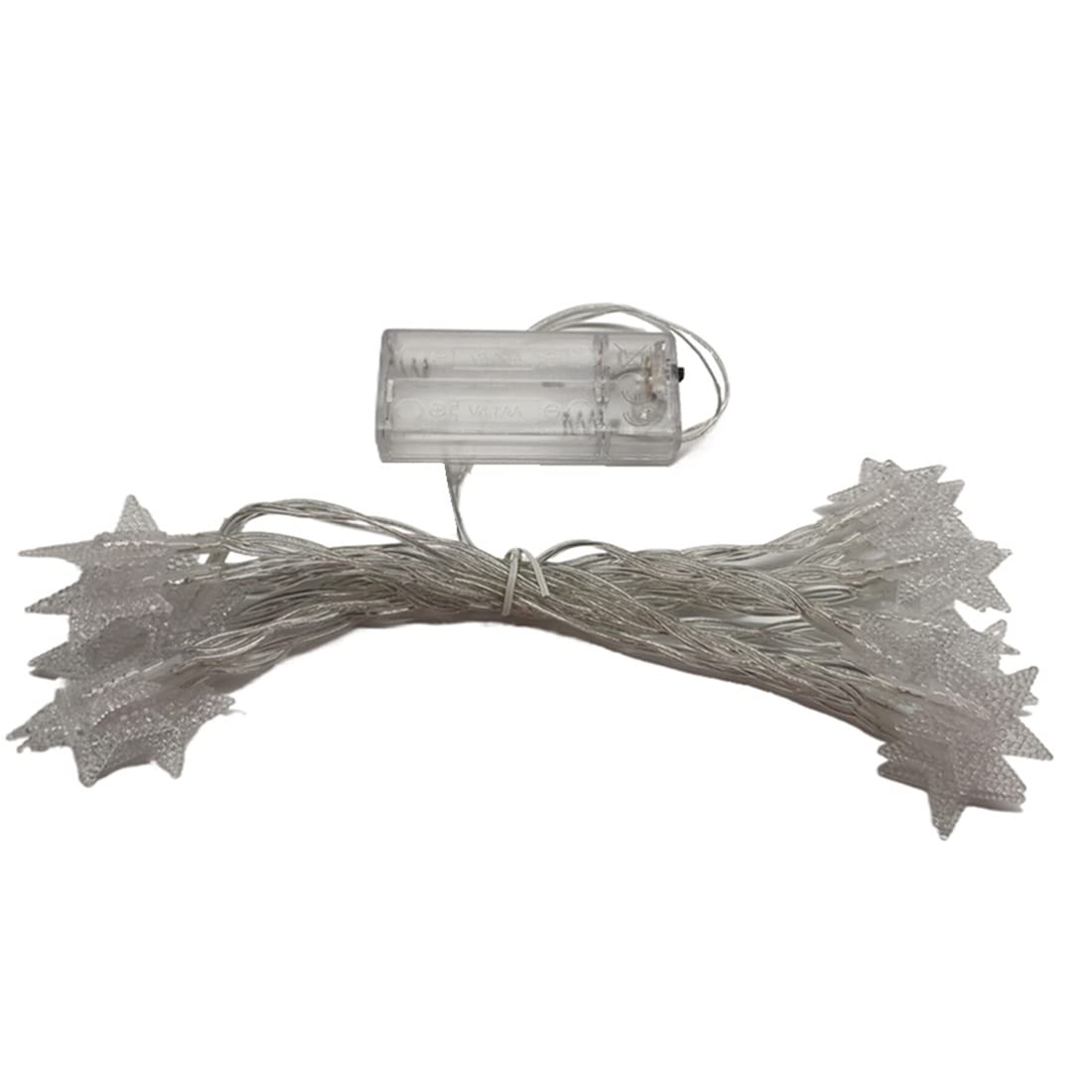 Amazon.com: Star String Lights Battery Operated, 10ft 20 LED Warm White ...