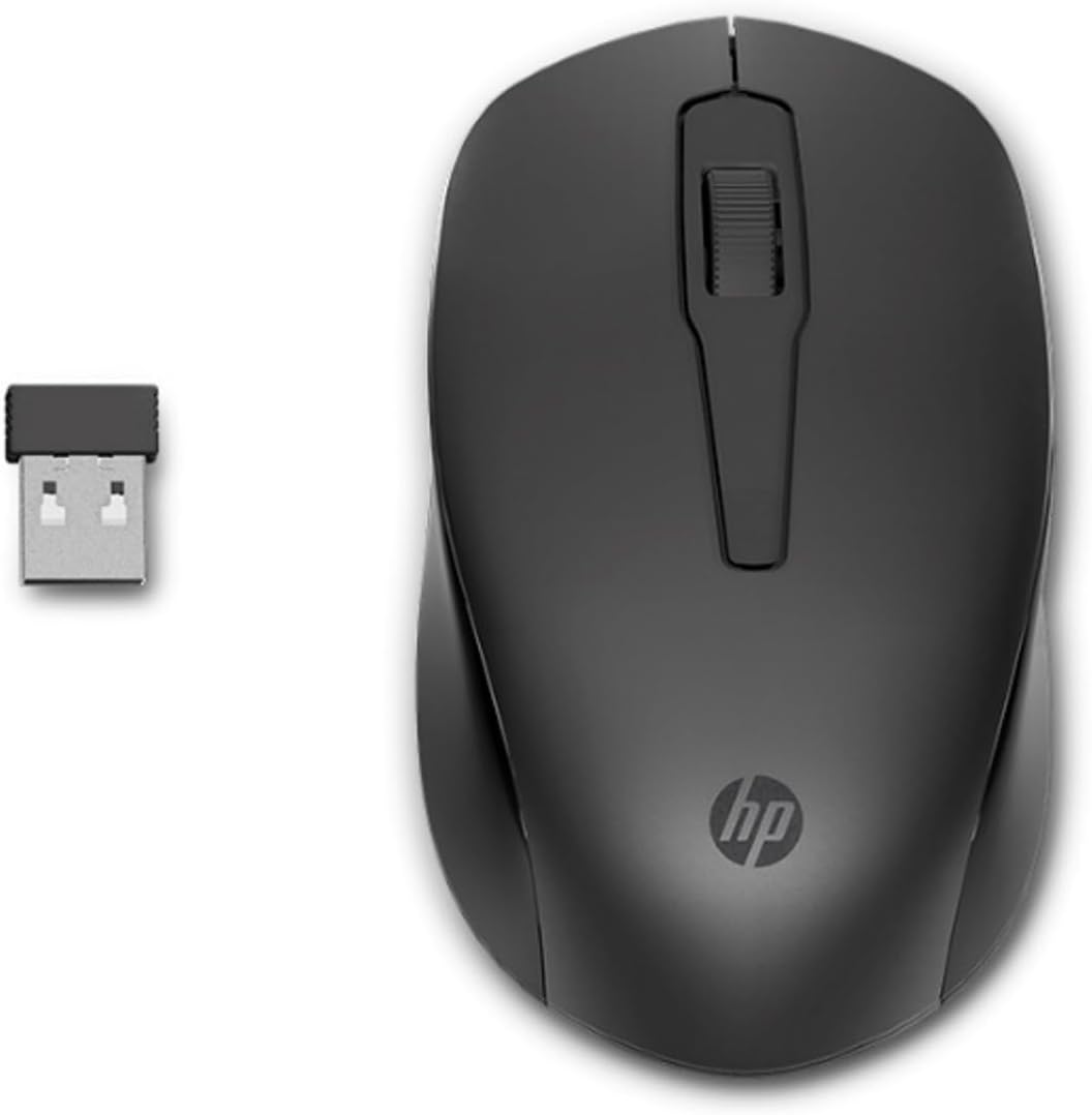 HP 150 Wireless Mouse, 1600 DPI Optical Mouse Sensor, 2.4GHz Wireless ...