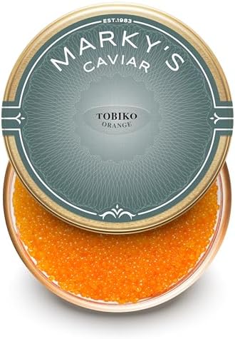 Amazon.com: MARKY'S Wasabi Tobiko Flying Fish Roe - 8 oz / 227 g ...