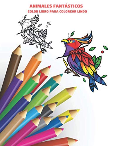 Animales Fantasticos Color Libro Para Colorear Lindo Este Adorable ...