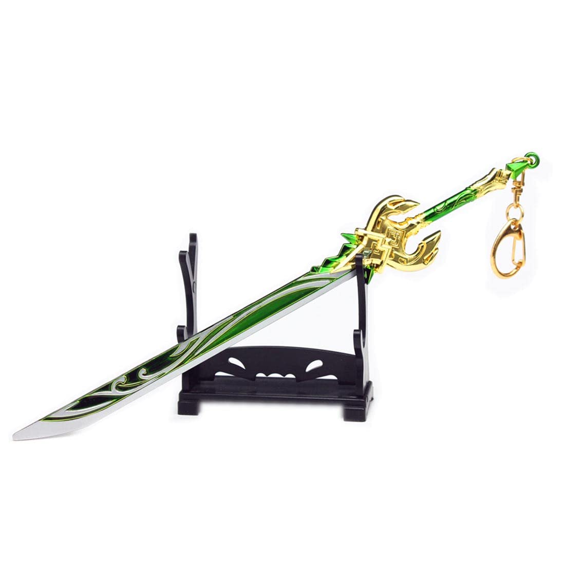 Hffw For Genshin Impact Keychain Weapon Metal Mini Model Sword ...