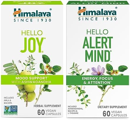 Amazon.com: Himalaya Hello Joy with Ashwagandha for Improving Mood and ...