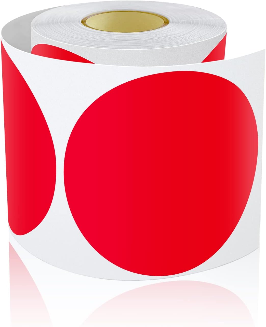 Round Stickers Red 90 mm Circle Labels Colour Coding Dot Vinyl Floor ...
