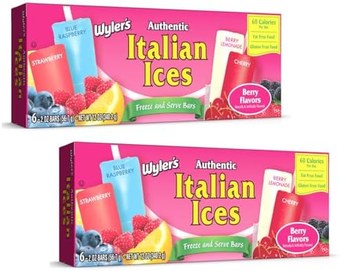 Amazon.com: The Jel Sert Company Wyler's Authentic Italian Ices - Pack ...