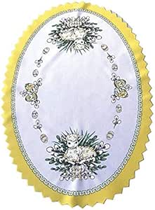 Amazon.com: Taste of Poland Polish Traditional Easter Lamb Oval Doily ...