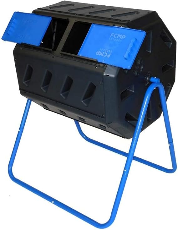 Amazon.com : FCMP Outdoor IM4000-DD Dual Chamber Tumbling Composter ...