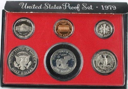 1979 S US MINT TYPE II PROOF COIN SET TY 2 at Amazon's Collectible ...