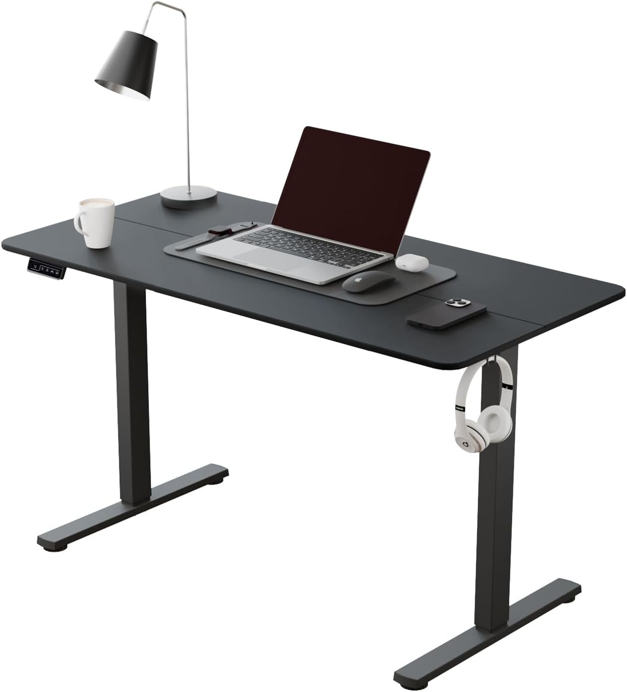 ERGOMAKER Electric Standing Desk 110x60cm (43.3"x23.6"), Height ...