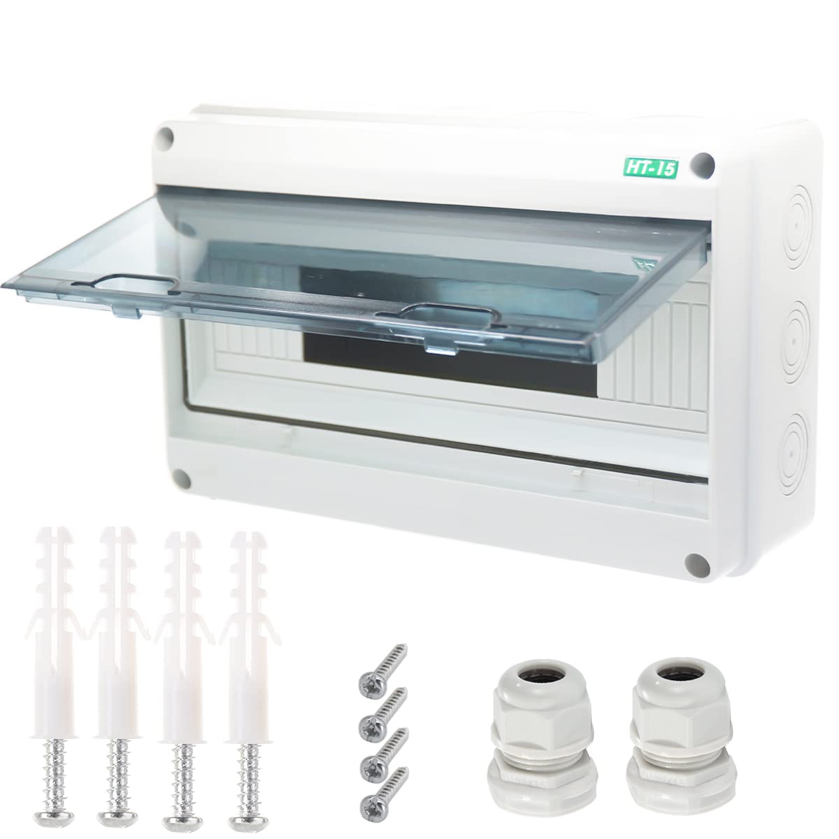 Snapklik.com : Breaker Box Distribution Protection Box, IP65 Clear ...