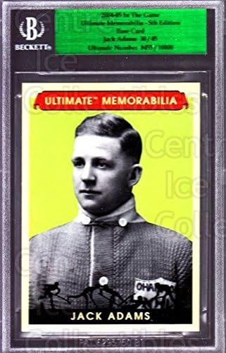 Amazon.com: (CI) Jack Adams Hockey Card 2004-05 ITG Ultimate ...