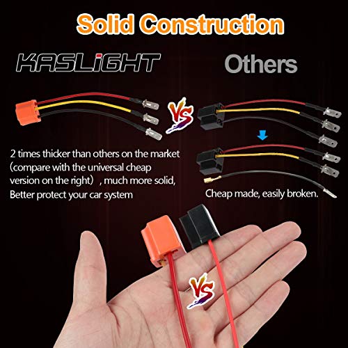 Snapklik.com : KASLIGHT Ceramic H4 Sockets H4 9003 HB2 Wiring Harness ...