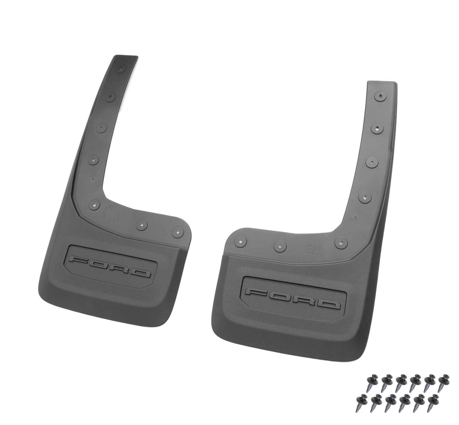 Amazon.com: OEM R1WZ-16A550-BA Rear Mud Flap Splash Guards Black Pair ...