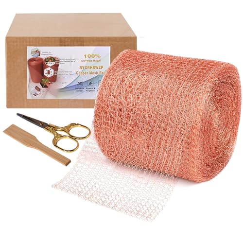 Copper Mesh Rodent Control Copper Wool for Slugs Mice Pest Snail Bird ...