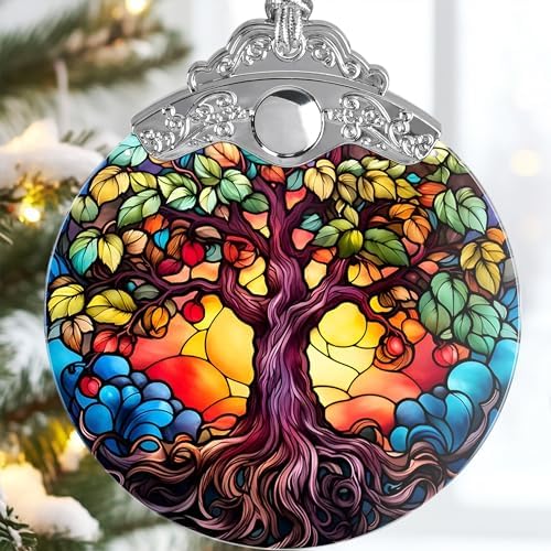 Amazon.com: Jocidea Christmas Ornament, Tree of Life Christmas Decor ...