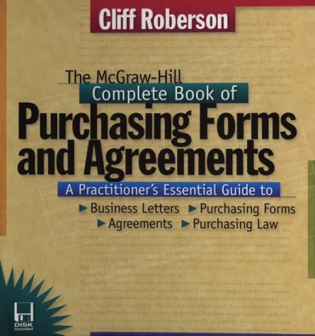 Amazon.com: The McGraw-Hill Complete Book of Purchasing Forms and ...