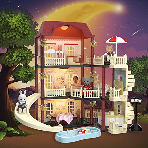 Calico Critters Cloverleaf Manor Super Deluxe Play House