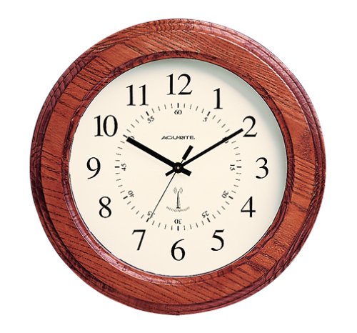 Buy Atomix 540 - 12" Walnut Finish Atomic Clock Online at Low Prices in ...