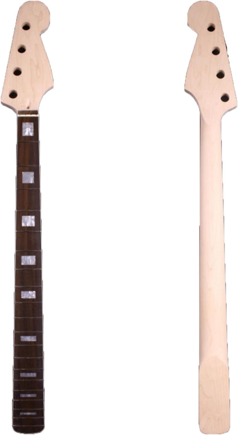 4 String 20 Fret 30 Inch Bass Guitar Neck Maple Wood Neck Rosewood Fret ...