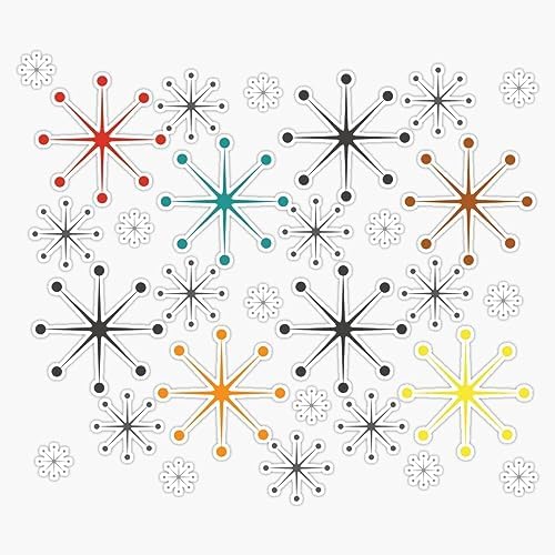 Amazon.com - Atomic Retro Sticker Bumper Sticker Vinyl Decal 5"