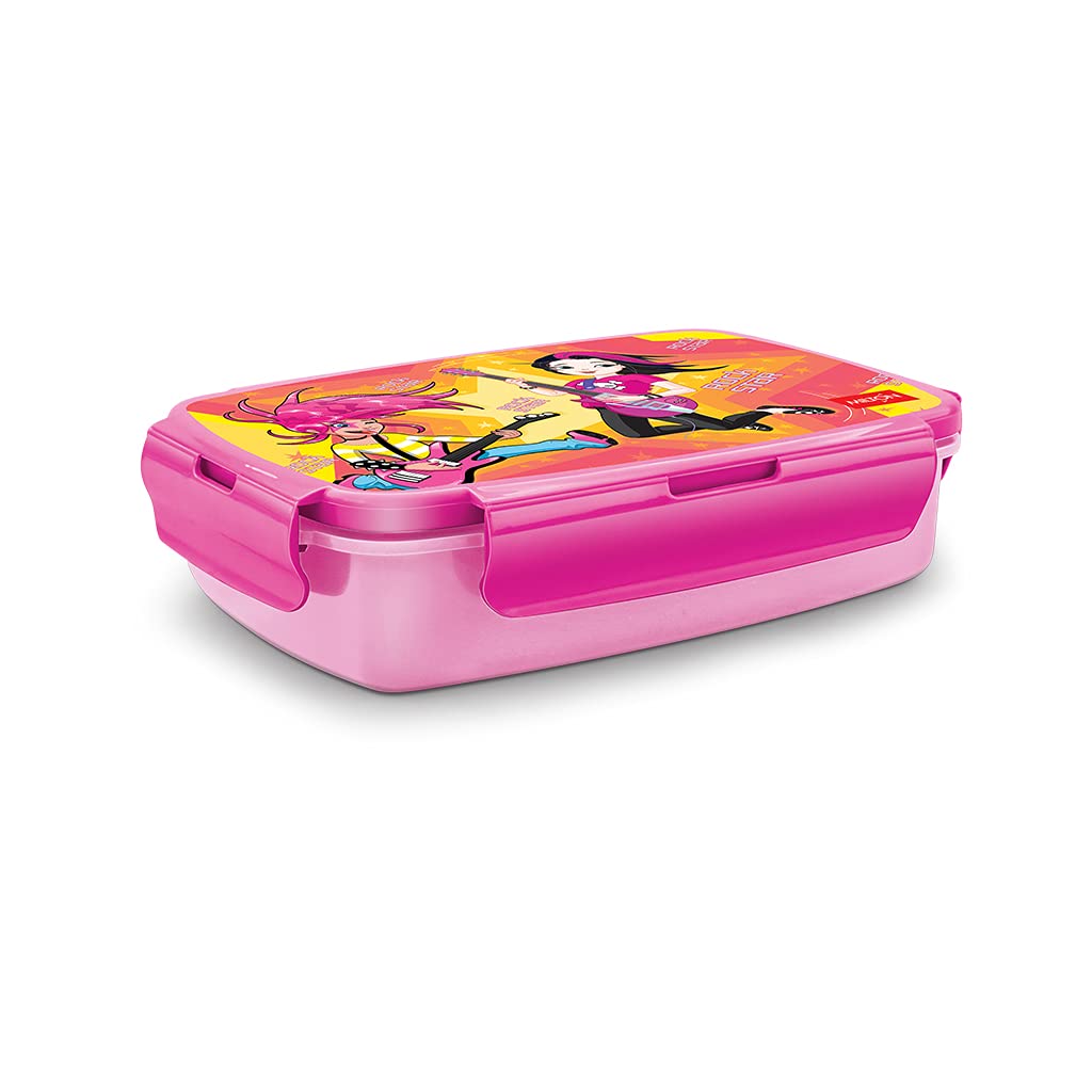 Buy Milton Rocker 900 Kids Tiffin Box Girls, 900 ml, Pink Online at Low ...