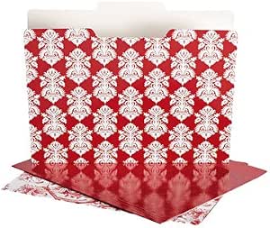 DIVOGA Red Classic File Folders 9/pk : Amazon.ca: Office Products