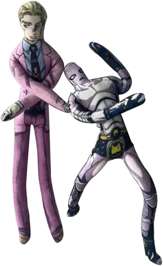 Amazon.com: MABAIUDE 2pcs Anime Twistable Figure JJBA Killer Queen and ...