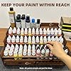 Amazon.com: OPHIR Paint Storage, Wooden Paint Organizer with 98 Holes ...