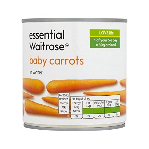 Amazon.com: Baby Carrots essential Waitrose 400g - Pack of 6