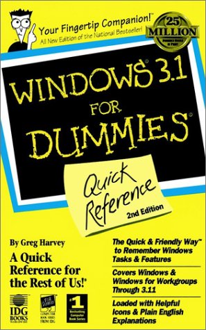 Windows 3.1 For Dummies: Quick Reference: Harvey, Greg: 9781568849515: Amazon.com: Books