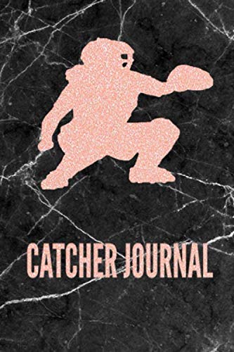 Rose Pink Softball Catcher Journal Notebook Gift For Girls: 60 Lined ...